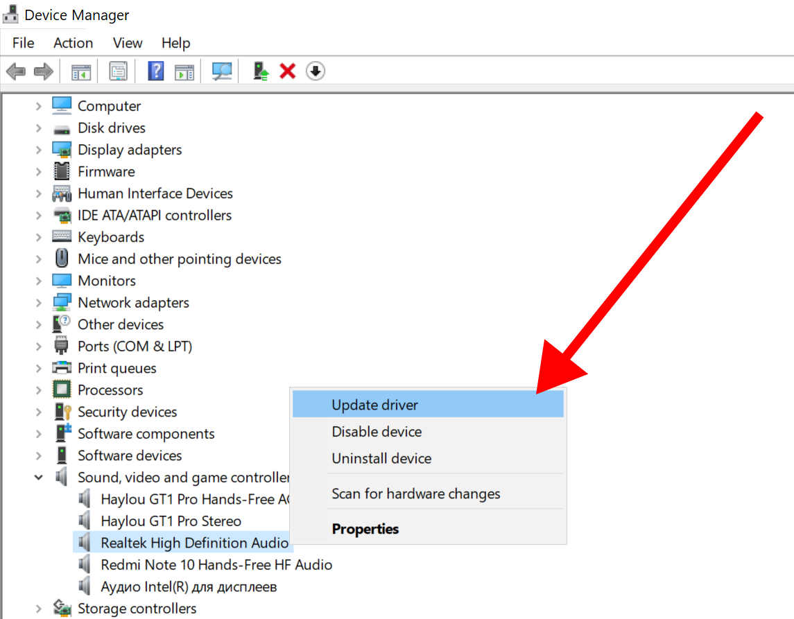 How to install drivers in Windows