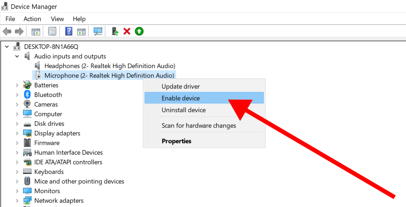 Why is microphone not working